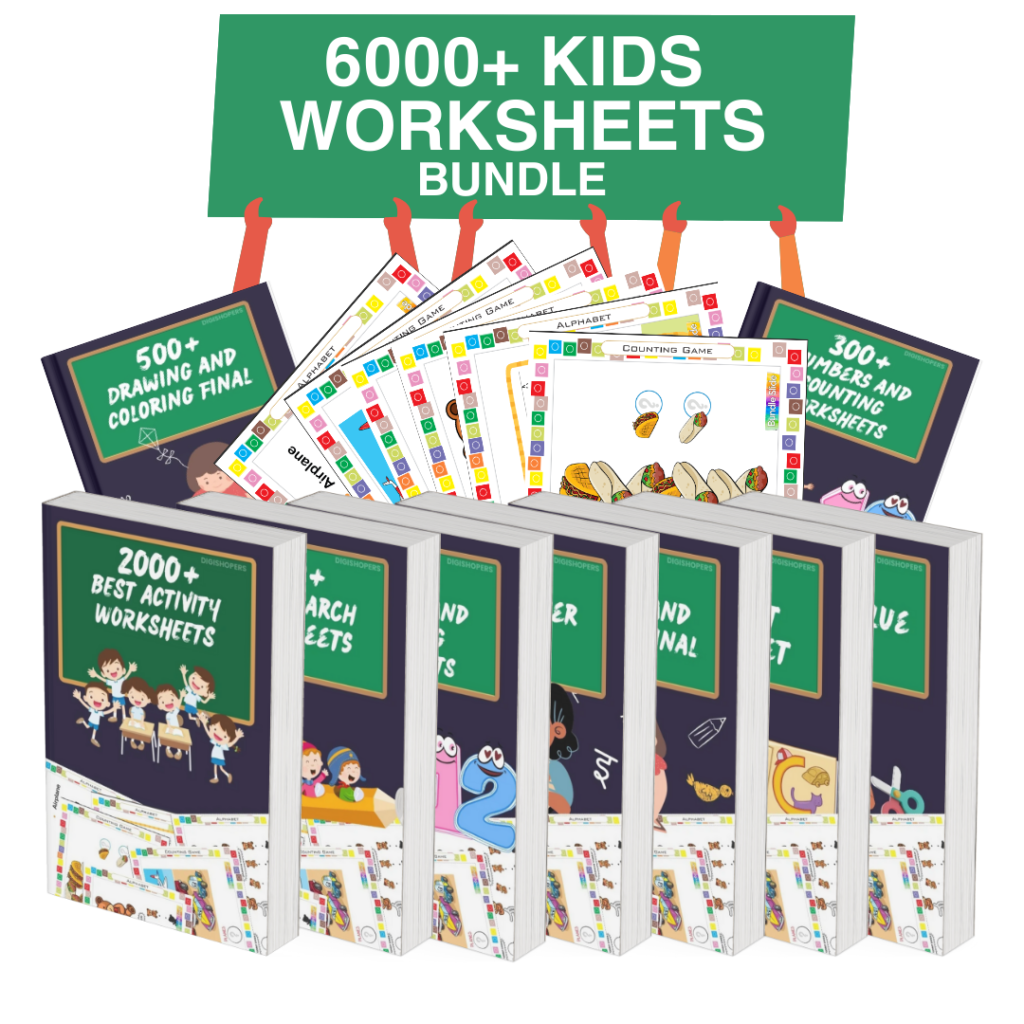 6000+ Kids Worksheet Bundle